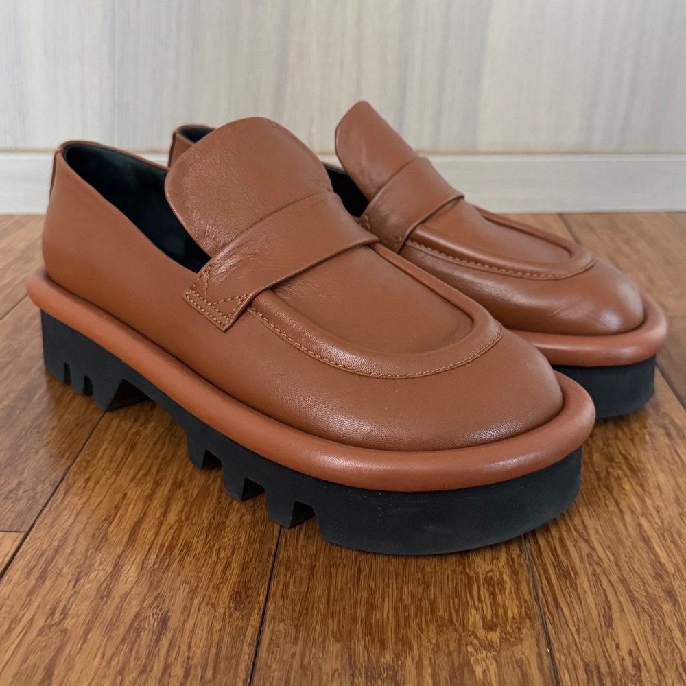 Jw Anderson Bumper-Tube Leather Chunky Loafers, It42 … - Gem